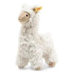 Steiff 069444 - Leandro Lama, stehend, wei&szlig;, Pl&uuml;sch, 19 cm