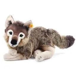 Steiff 069284 - Snorry Schlenker-Wolf, liegend, Webpelz, 40 cm