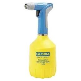 GLORIA Haus und Garten 000950.0000 AutoPump Mini Garten-Zerst&auml;uber 1l Gelb, Blau