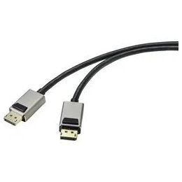 SpeaKa Professional DisplayPort Anschlusskabel DisplayPort Stecker, DisplayPort Stecker 3.00 m Schwarz SP-9510452 8K UHD DisplayPort-Kabel