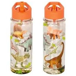 Coppenrath Verlag Glitzer-Trinkflasche (ca.0,3 l) - Dino Friends