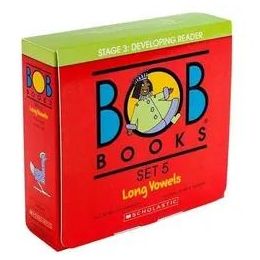 Bob Books - Long Vowels Box Set Phonics, Ages 4 and Up, Kindergarten, First Grade (Stage 3: Developing Reader)