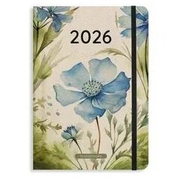 Matabooks &ndash; A5 Kalender Samaya 2026 Farbe: Spring Green (DE/EN)