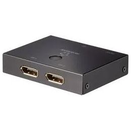 Renkforce 2 Port DisplayPort-Switch bidirektional verwendbar 3840 x 2160 Pixel