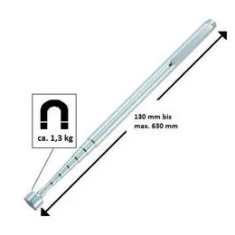 Toolcraft TO-6541704 Magnetheber in Stiftform ausziehbar 130 - 630 mm 1,3 kg Hebekraft Magnetheber
