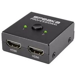 SpeaKa Professional SP-7141056 2 Port HDMI-Switch UHD 4K @ 60Hz