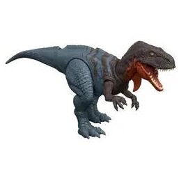 Mattel Jurassic World: Die Wiedergeburt Wild Roar Abelisaurus-Dinosaurierspielzeug mit schwanzgesteuertem Bei&szlig;angriff und Br&uuml;llger&auml;usch