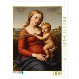 Calvendo Puzzle Inspiriert von Raffael/Madonna mit Kind (ca. 1508) 1000 Teile Lege-Gr&ouml;&szlig;e 64x48cm Foto-Puzzle f&uuml;r gl&uuml;ckliche Stunden