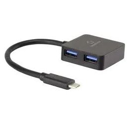 Renkforce RF-3754006 USB-Hub 4 Port USB-A USB 3.0 5 GBit/s Schwarz