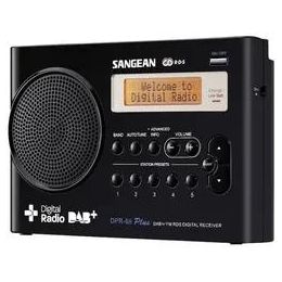 Sangean DPR-69+ Kofferradio DAB+, UKW Akku-Ladefunktion Schwarz