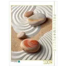 Calvendo Puzzle Ruhe im Sand - Zen 1000 Teile Lege-Gr&ouml;&szlig;e 64x48cm Foto-Puzzle f&uuml;r gl&uuml;ckliche Stunden