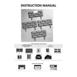 HTI-Living Beeteinfassung L&auml;nge 340 cm Ziegelsteinoptik Rot