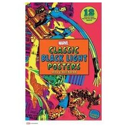 Marvel Classic Black Light 2026 Poster Calendar with 12 Frameable Prints