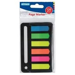 Stylex Page-Marker, 120 Flaggen, farbig