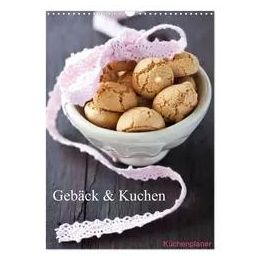 Geb&auml;ck und Kuchen K&uuml;chenplaner (Wandkalender 2026 DIN A3 hoch), Calvendo Monatskalender