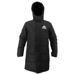 Parka Adidas PERFORMANCE Gr. S, schwarz (schwarz, wei&szlig;), Jacken, Herren, S, Obermaterial: 100% Polyester. Futter: 100% Polyester, Parka