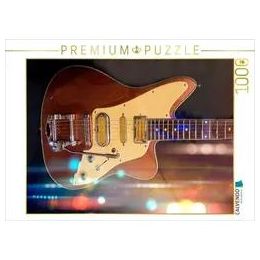 Calvendo Puzzle Signature E-Gitarre Joey's Guitar 1000 Teile Lege-Gr&ouml;&szlig;e 64x48cm Foto-Puzzle f&uuml;r gl&uuml;ckliche Stunden