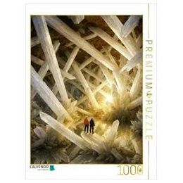 Calvendo Puzzle Selenitzauber - riesige H&ouml;hle mit Kristallen 1000 Teile Lege-Gr&ouml;&szlig;e 64x48cm Foto-Puzzle f&uuml;r gl&uuml;ckliche Stunden