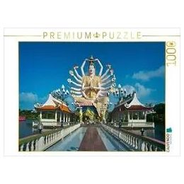 Calvendo Puzzle Guanyin Statue mit 18 Armen 1000 Teile Lege-Gr&ouml;&szlig;e 64x48cm Foto-Puzzle f&uuml;r gl&uuml;ckliche Stunden
