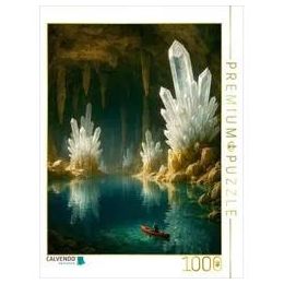 Calvendo Puzzle Kristallwelten in einer riesigen H&ouml;hle 1000 Teile Lege-Gr&ouml;&szlig;e 64x48cm Foto-Puzzle f&uuml;r gl&uuml;ckliche Stunden