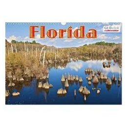 GEOclick calendar: Florida (Wandkalender 2026 DIN A3 quer), Calvendo Monatskalender