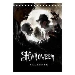 Halloween Optische Illusionen - Kalender 2026 (Tischkalender 2026 DIN A5 hoch), Calvendo Monatskalender