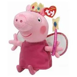 Ty - Beanie Babies Licensed - Peppa Pig - Peppa Prinzessin, 15cm, regular