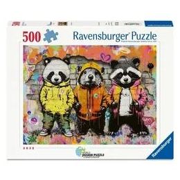 Ravensburger Erwachsenenpuzzle 500 Teile - Flauschige Freunde