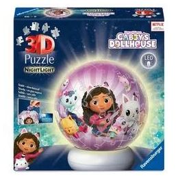 Ravensburger 3D Puzzle-Ball Nachtlicht Gabby's Dollhouse
