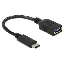 Delock USB 3.2 Gen 1 (USB 3.0) Adapter [1x USB-C&reg; Stecker - 1x USB 3.2 Gen 1 Buchse A (USB 3.0)] 65634 15.00 cm