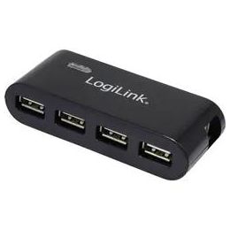 Logilink UA0085 USB-Hub 4 Port USB-A USB 2.0 480MBit/s Schwarz UA0085