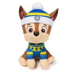 Amigo GUND PAW Patrol Weihnachts-Pl&uuml;schtier, 20 cm gro&szlig;, hochwertiges Kuscheltier mit Musik (sortiert, Zufallsauswahl)