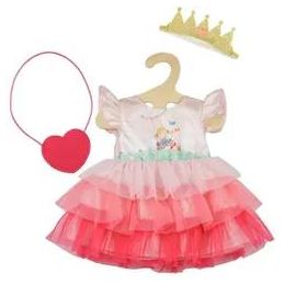 Heless Puppenkleid ''Prinzessin Emily''Herztasche,Krone, Gr. 28-35 cm