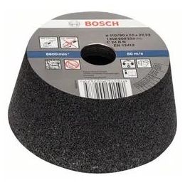 Bosch Accessories 1608600239 Schleiftopf, konisch-Stein/Beton 90 mm, 110 mm, 55 mm, 24 1 St.