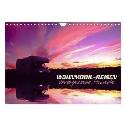 Wohnmobil-Reisen (Wandkalender 2026 DIN A4 quer), Calvendo Monatskalender