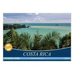 COSTA RICA Farben und Licht (Wandkalender 2026 DIN A3 quer), Calvendo Monatskalender