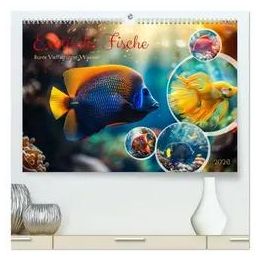 Calvendo Exotische Fische (hochwertiger Premium Wandkalender 2026 DIN A2 quer), Kunstdruck in Hochglanz