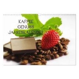 Kaffee Genuss Jahreskalender (Wandkalender 2026 DIN A3 quer), Calvendo Monatskalender