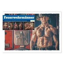 Feuerwehrm&auml;nner (Wandkalender 2026 DIN A2 quer), Calvendo Monatskalender