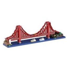 BRIXIES 200217 - Golden Gate Bridge, 3D Konstruktionsbausatz aus Ministeinen, ca. 630 Teile
