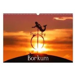 Borkum (Wandkalender 2026 DIN A3 quer), Calvendo Monatskalender