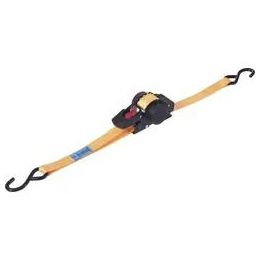 Toolcraft TO-10283835 Selbstaufrollender Spanngurt Zugkraft LC Niederzurren (einzeln/direkt)=320 daN (L x B) 3.5 m x 25 mm Ratsche EN 12195-2