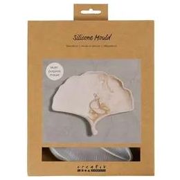 Creativ Company Silikonform, Gingko-Blatt, H 1,5 cm, L 18,5 cm, B 14,8 cm, 1 Stk
