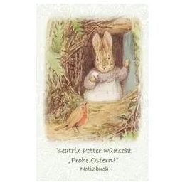Beatrix Potter w&uuml;nscht "Frohe Ostern!" Notizbuch ( Peter Hase )
