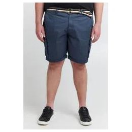 Cargoshorts Blend "BHBrian Big & Tall", Herren, Gr. 5XL, US-Gr&ouml;&szlig;en, blau (marineblaus), Web, 97% Baumwolle, 3% Elasthan, unifarben, regular fit kurz, Hosen, Stilvolle Cargo Shorts mit Taschen in gro&szlig;en Gr&ouml;&szlig;en
