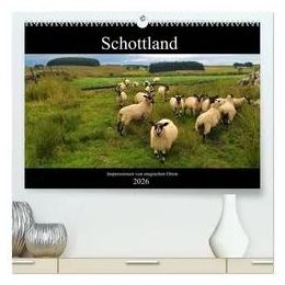 Calvendo Schottland - Impressionen von magischen Orten (hochwertiger Premium Wandkalender 2026 DIN A2 quer), Kunstdruck in Hochglanz