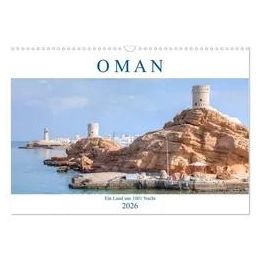 Oman - Ein Land aus 1001 Nacht (Wandkalender 2026 DIN A3 quer), Calvendo Monatskalender