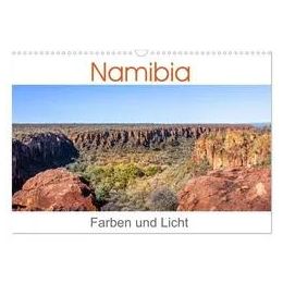 Namibia - Farben und Licht (Wandkalender 2026 DIN A3 quer), Calvendo Monatskalender