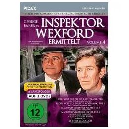 Inspektor Wexford ermittelt, Vol. 4 (The Ruth Rendell Mysteries) / Sechs spannende Langfolgen der legend&auml;ren Krimiserie in Originalfassung mit deutschen Untertiteln (Pidax Serien-Klassiker) [3 DVDs]