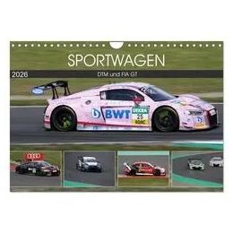 SPORTWAGEN DTM und FIA GT (Wandkalender 2026 DIN A4 quer), Calvendo Monatskalender